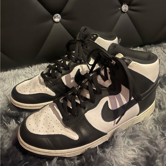 Nike | Shoes | Authentic Nike High Top Panda Dunks | Poshmark